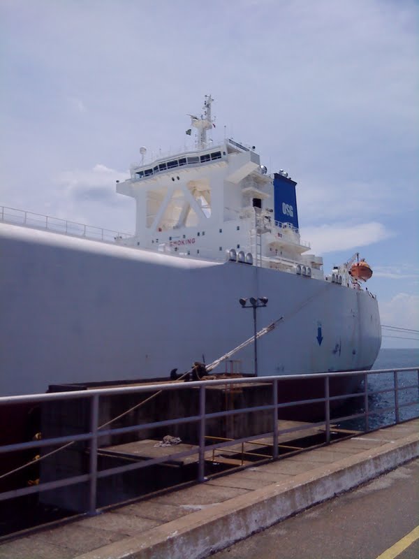 Navios em Santos: TI Oceania operando em Angra dos Reis