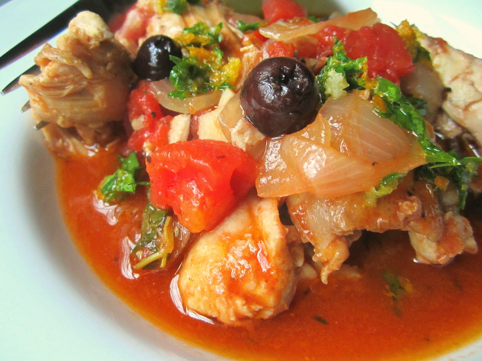 Delicious Dinner: Chicken Provencal w/ Orange Zest Gremolata