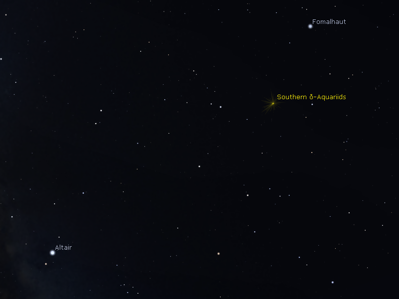 Astroblog: Southern Delta Aquariid Meteor Shower 29-31 July, 2017