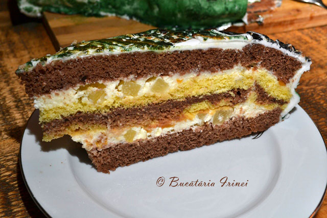 Tort peste - crema de mascarpone si ciocolata ~ Bucataria Irinei...