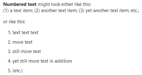 Styles and Outline Numbering