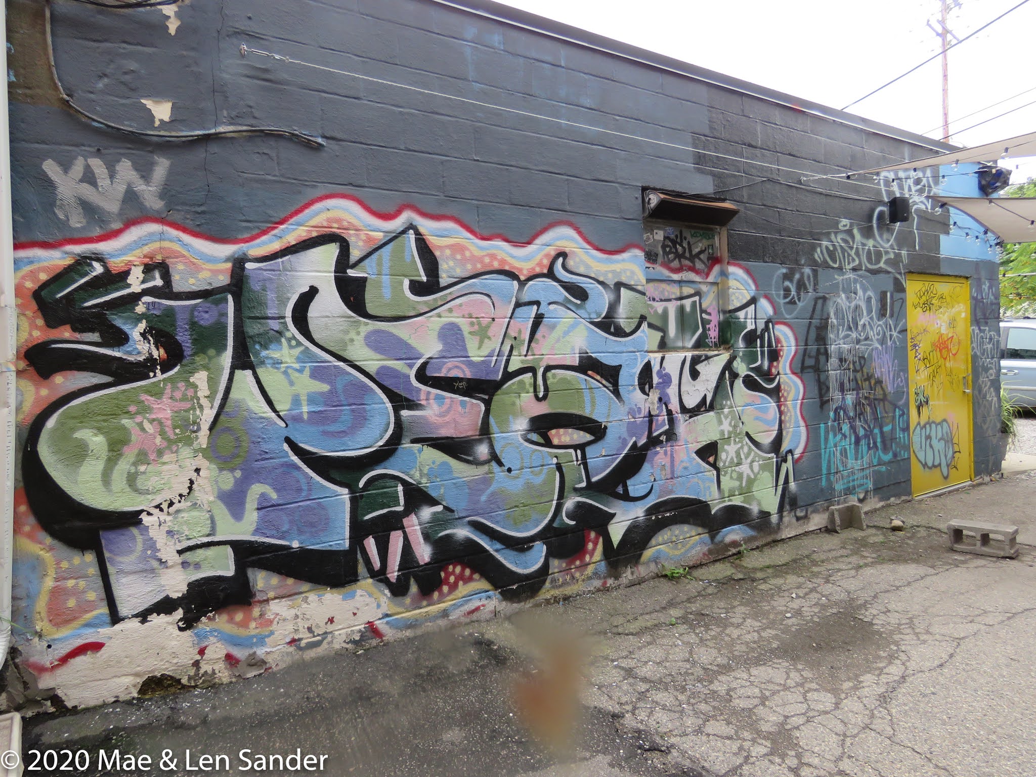 Mae's Food Blog: Back Alley Murals, Ann Arbor