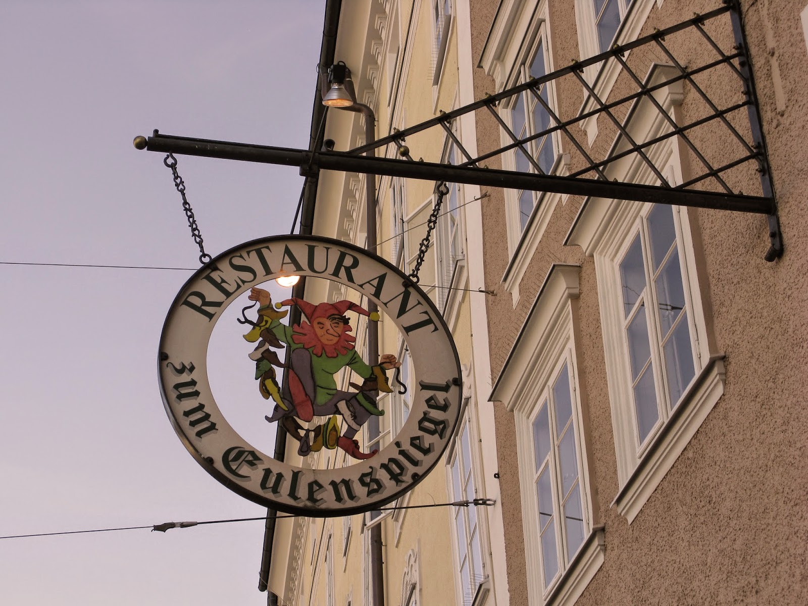 Sara Kahn: Hanging Shop Signs Salzburg