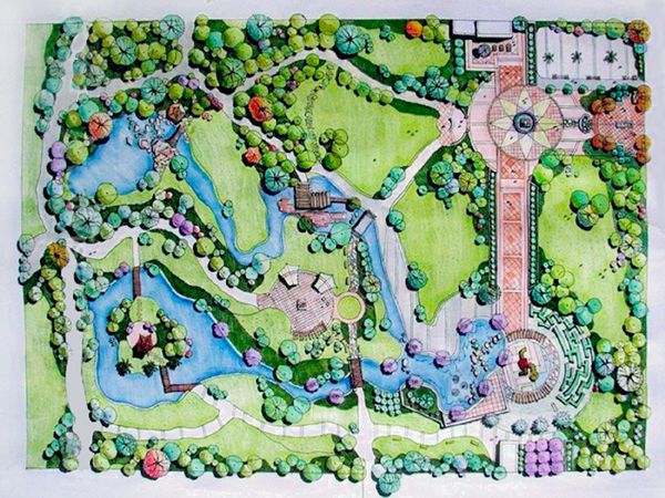 Landscape Design Layout - Invoice Template