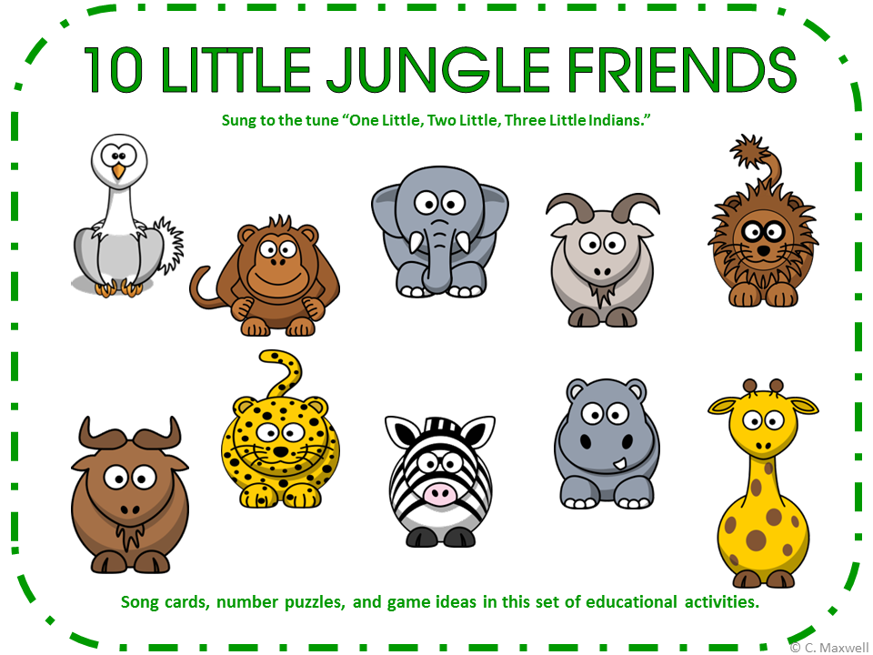 Hand to Heart : Teaching With A Theme Jungle or Zoo Ideas