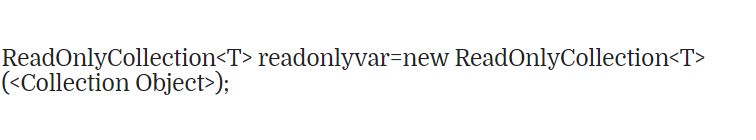 ReadOnlyCollection in CSharp | C#.NET,SQL Server and Microsoft Azure