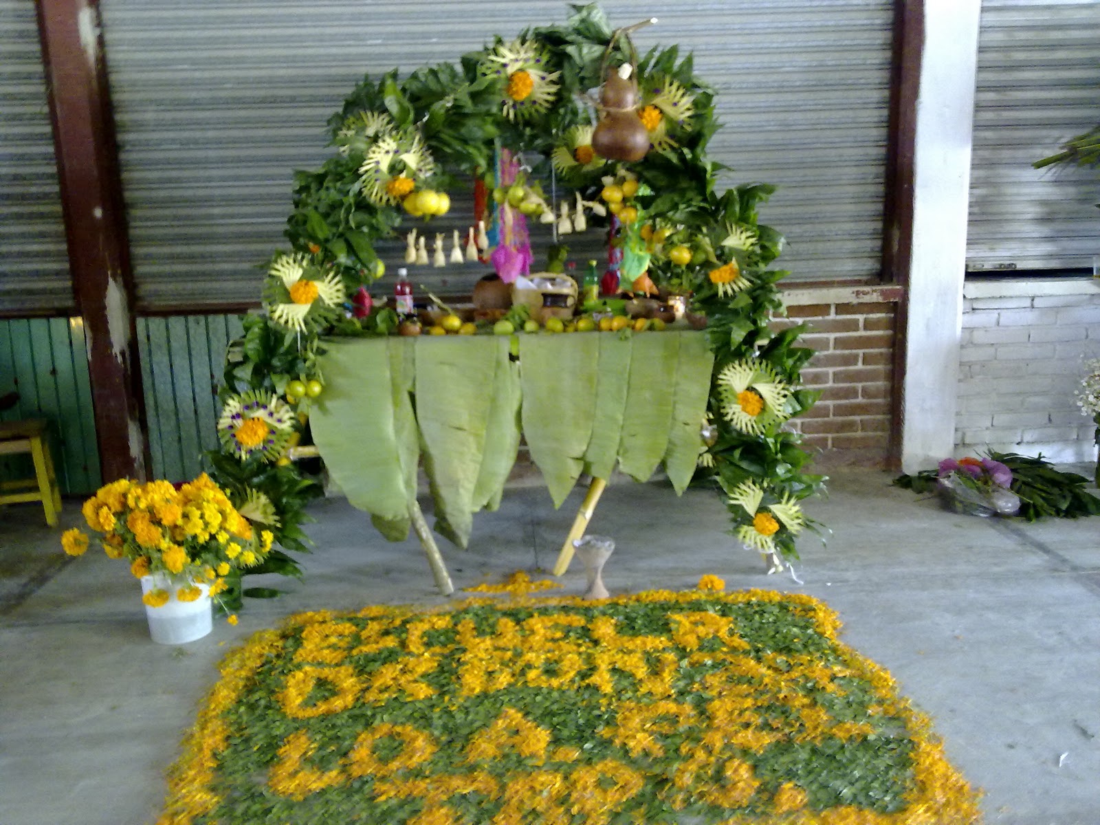 COMUNICANDO A PUEBLILLO Y EL LLANO PAPANTECO: ALTARES DE DIA DE MUERTOS