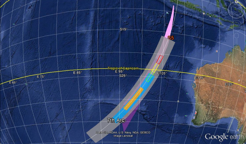 Mh370 Map Inmarsat
