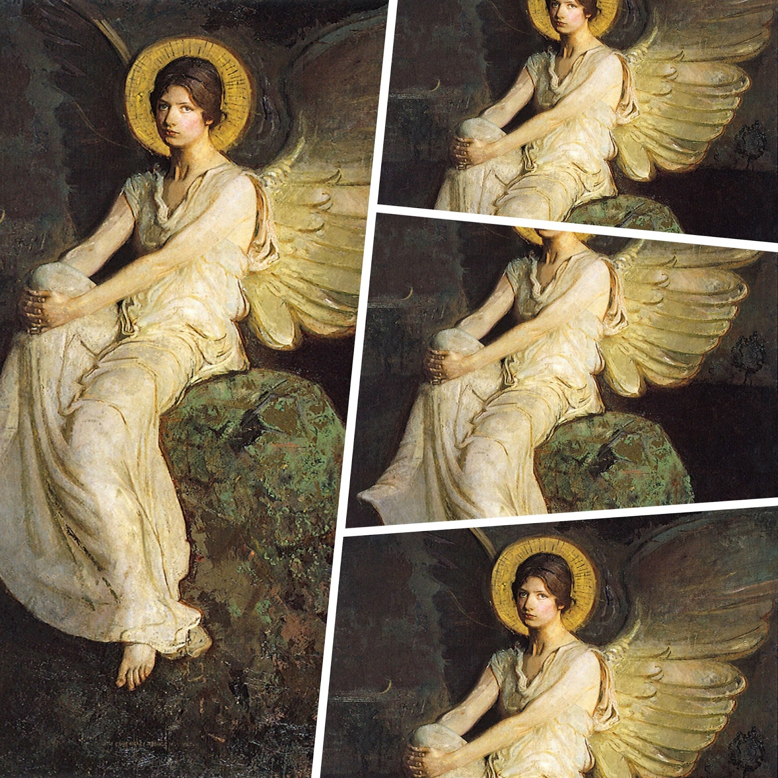 During my prayers, two angels appeared in my room