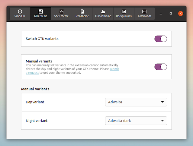 Change Shell / GTK Theme To Dark Variant When GNOME Night Light Is On - Linux Uprising Blog