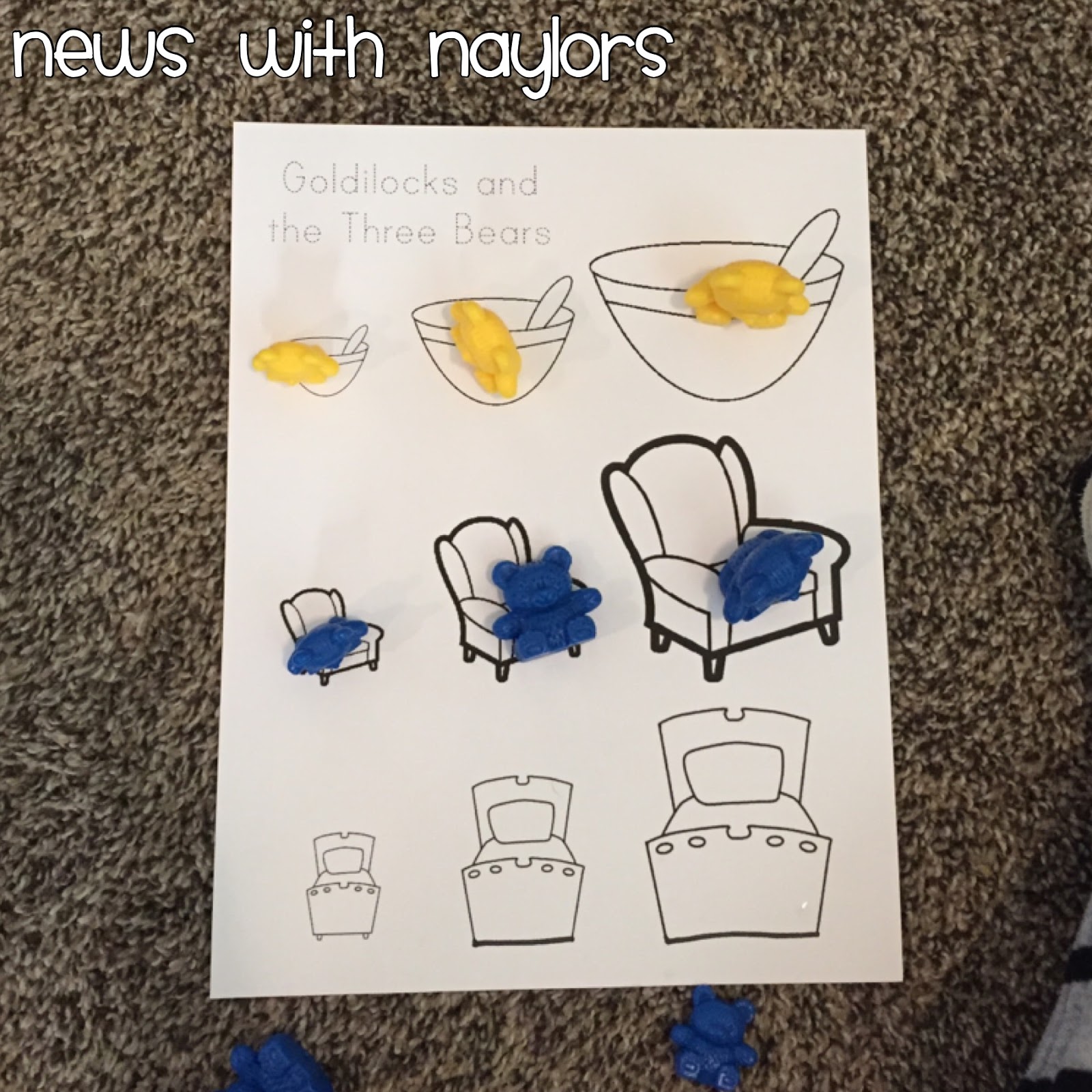 Goldilocks & The Three Bears Activities