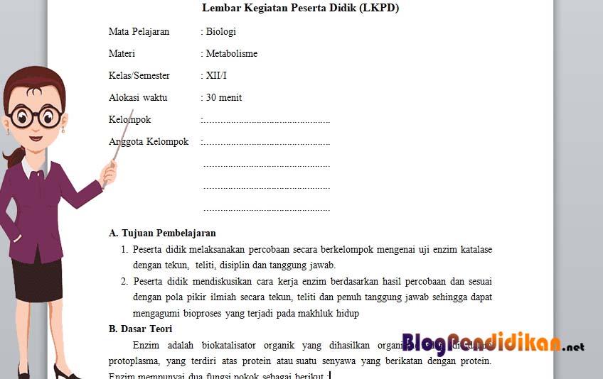 7 Komponen Dalam Penyusunan LKPD, Wajib Anda Ketahui - Blog Pendidikan