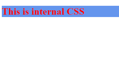 Types of Style Sheets in CSS