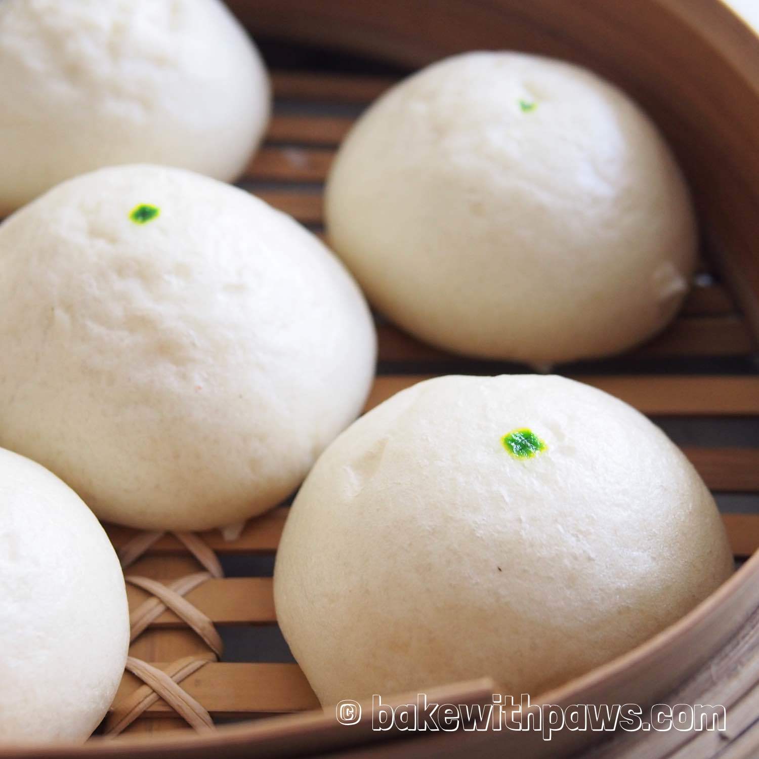 Steamed Vegetable Buns - BAKE WITH PAWS