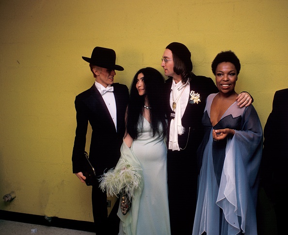 David Bowie, Yoko Ono and John Lennon Attend the 17th Annual Grammy ...