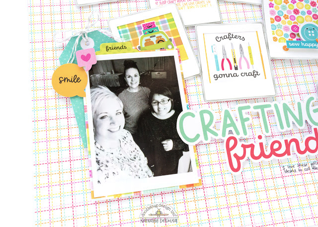 Doodlebug Design Inc Blog: CUTE & CRAFTY CRAFTING FRIENDS LAYOUT | with ...