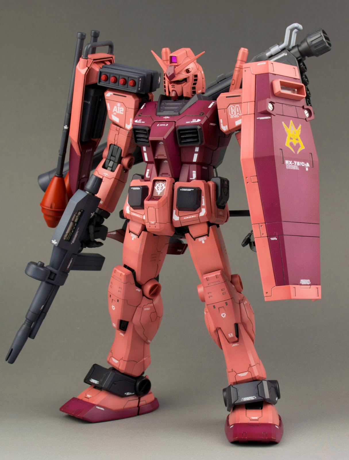 GUNDAM GUY: MG 1/100 RX-78/C.A. Char Aznable's Customized Gundam ...