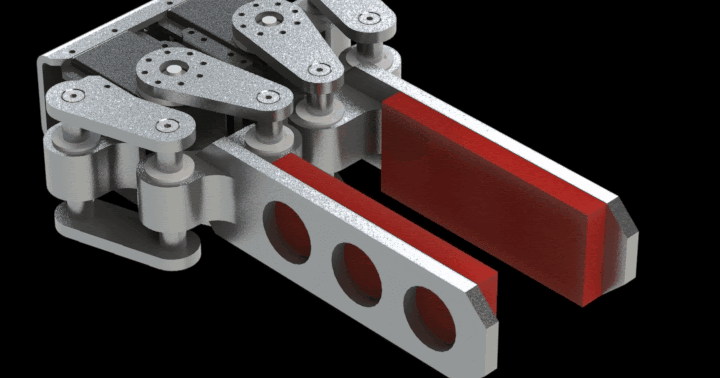 311. 4-Bar Linkage Gripper (with Dynamixel RX-64) || Educational ...