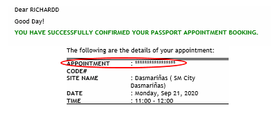 How to Cancel DFA Online Passport Appointment