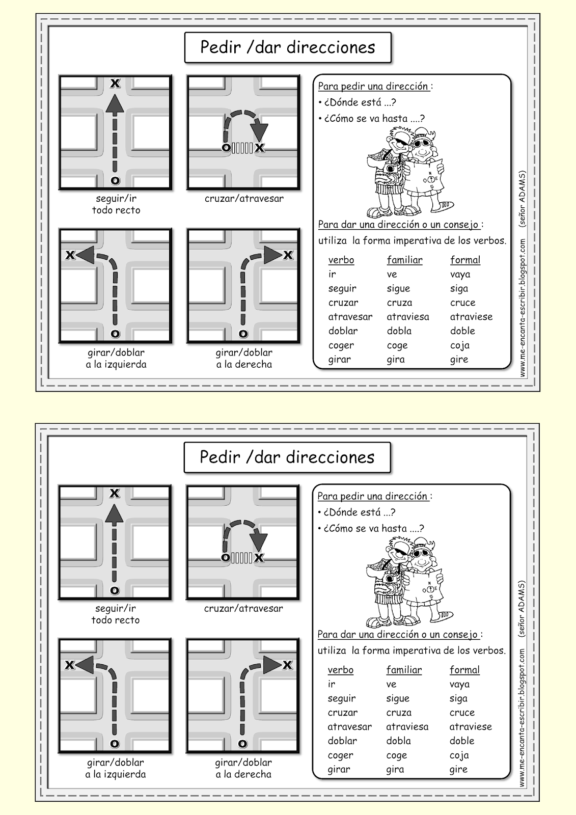 Direcciones En Español