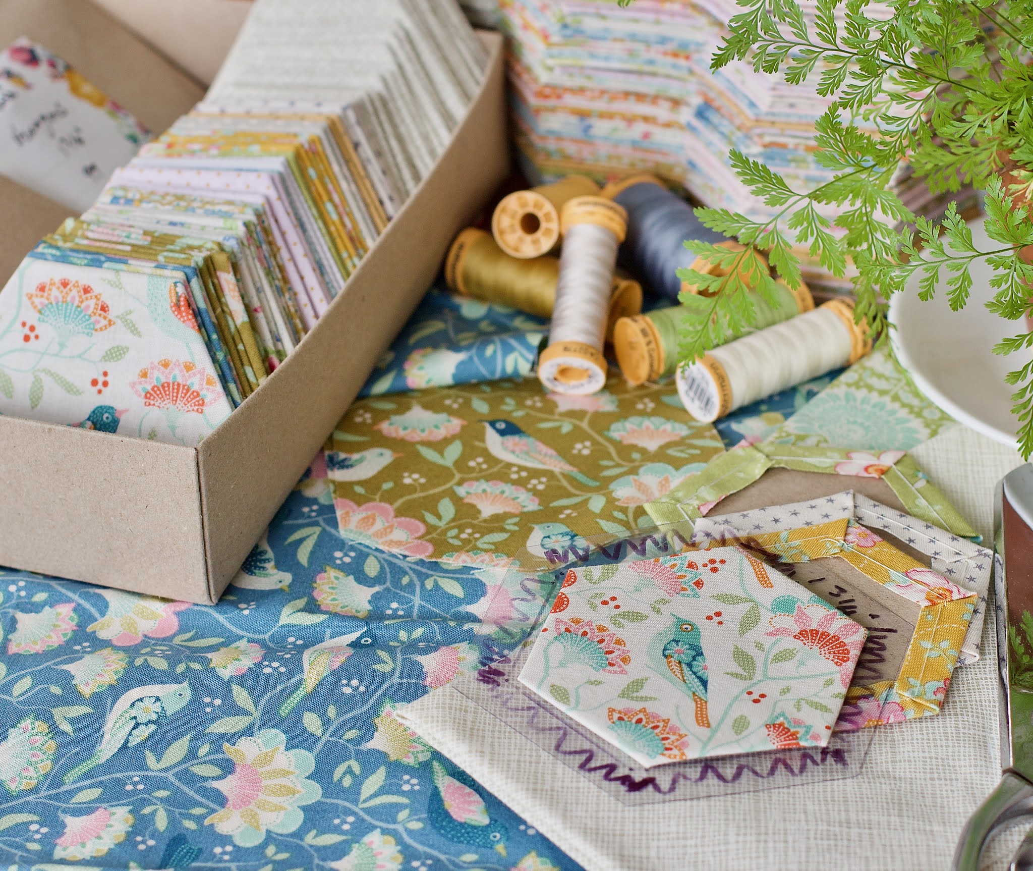 Pieces of Contentment: Tilda Birds Quilt