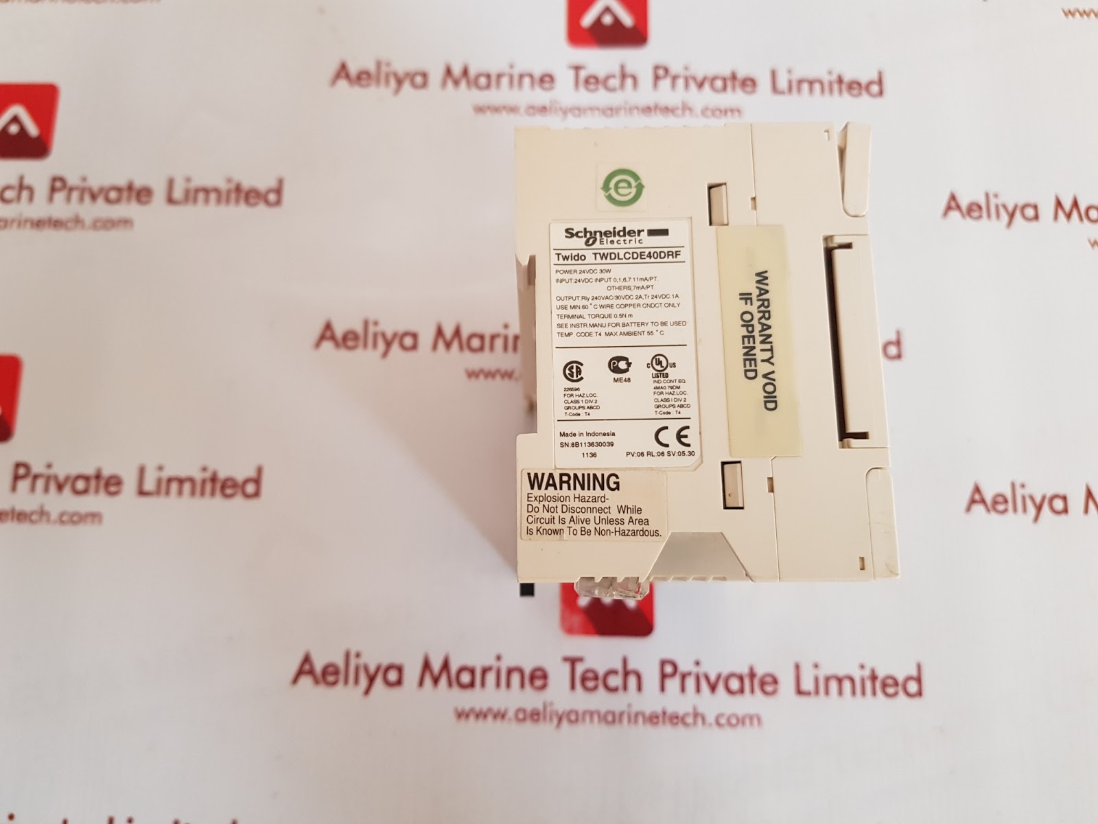 SCHNEIDER TWDLCDE40DRF COMPACT PLC BASE TWIDO - Aeliya Marine