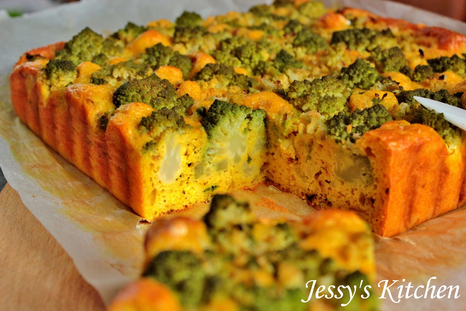 Jessy's Kitchen: Cake au chou romanesco