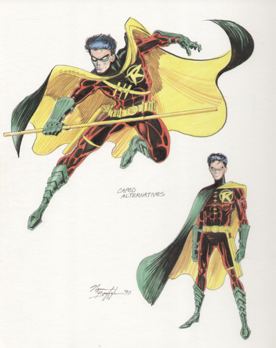 Exploring The Time Lab: Some Tim Drake Robin Designs
