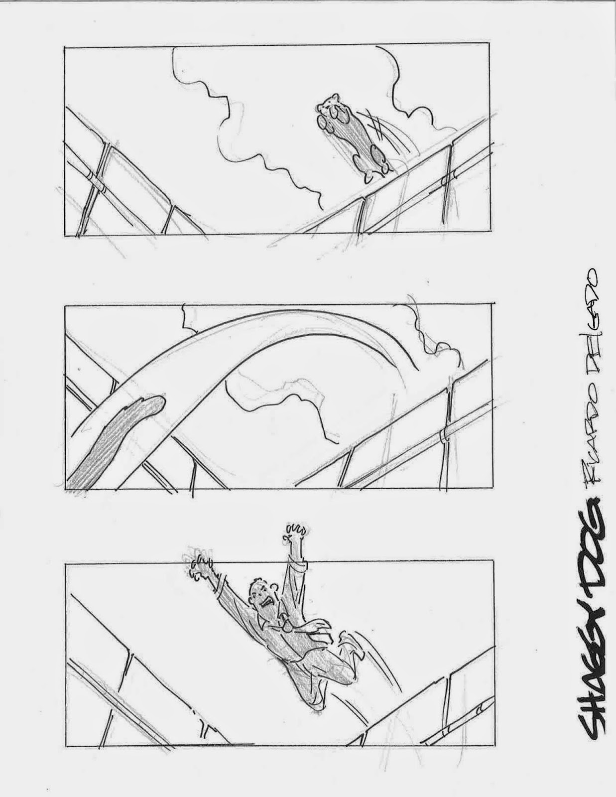 Ricardo Delgado's blog: Shaggy Dog storyboard sequence