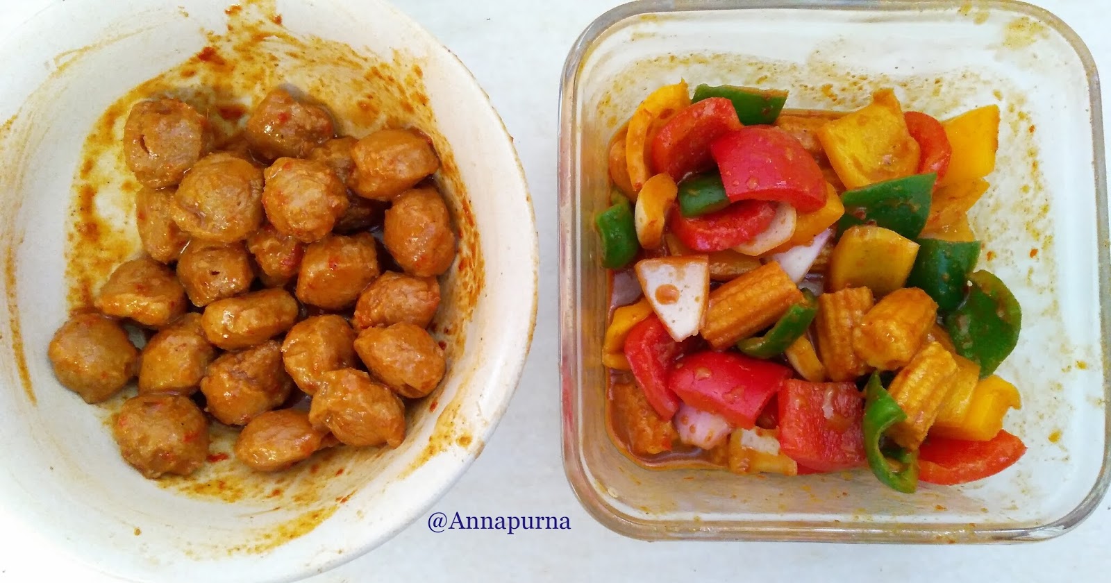 Annapurna: Soya Vegetable Tikka / Healthy Vegetarian Appetizer Recipe