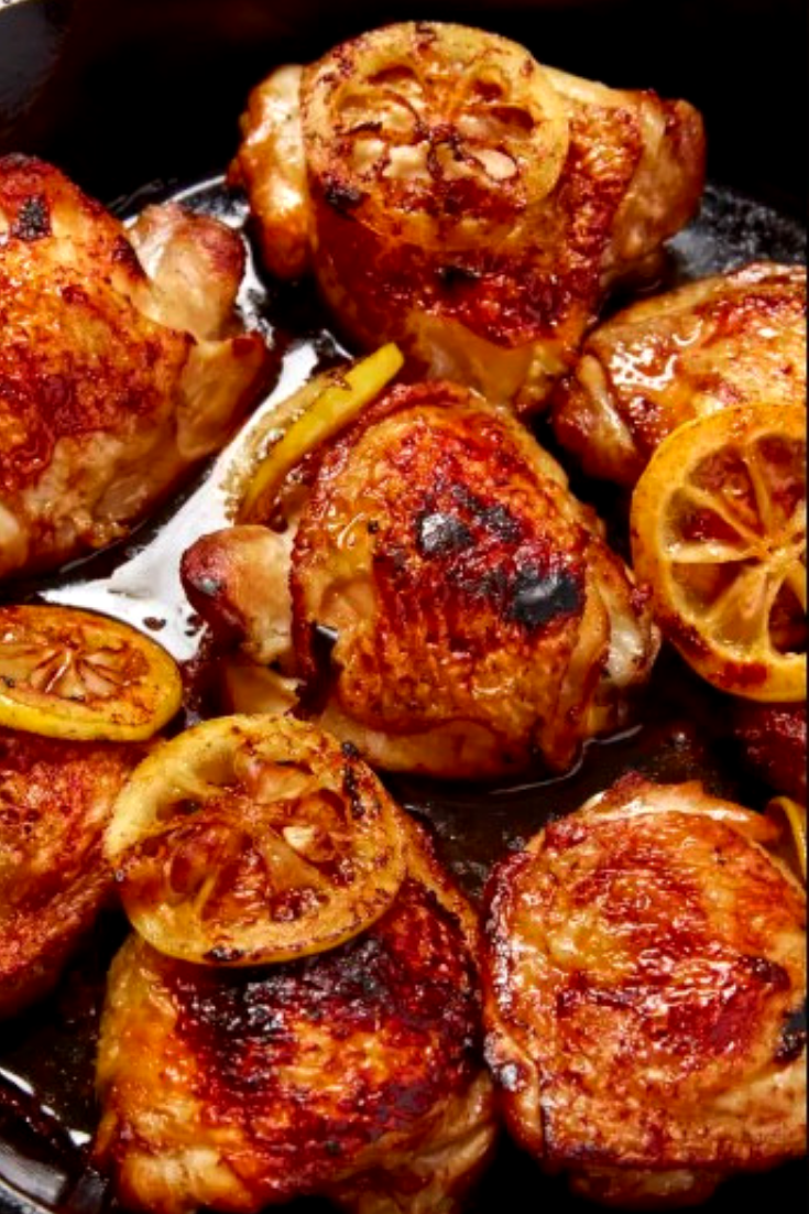 Arnold Palmer Pan-Roasted Chicken Thighs