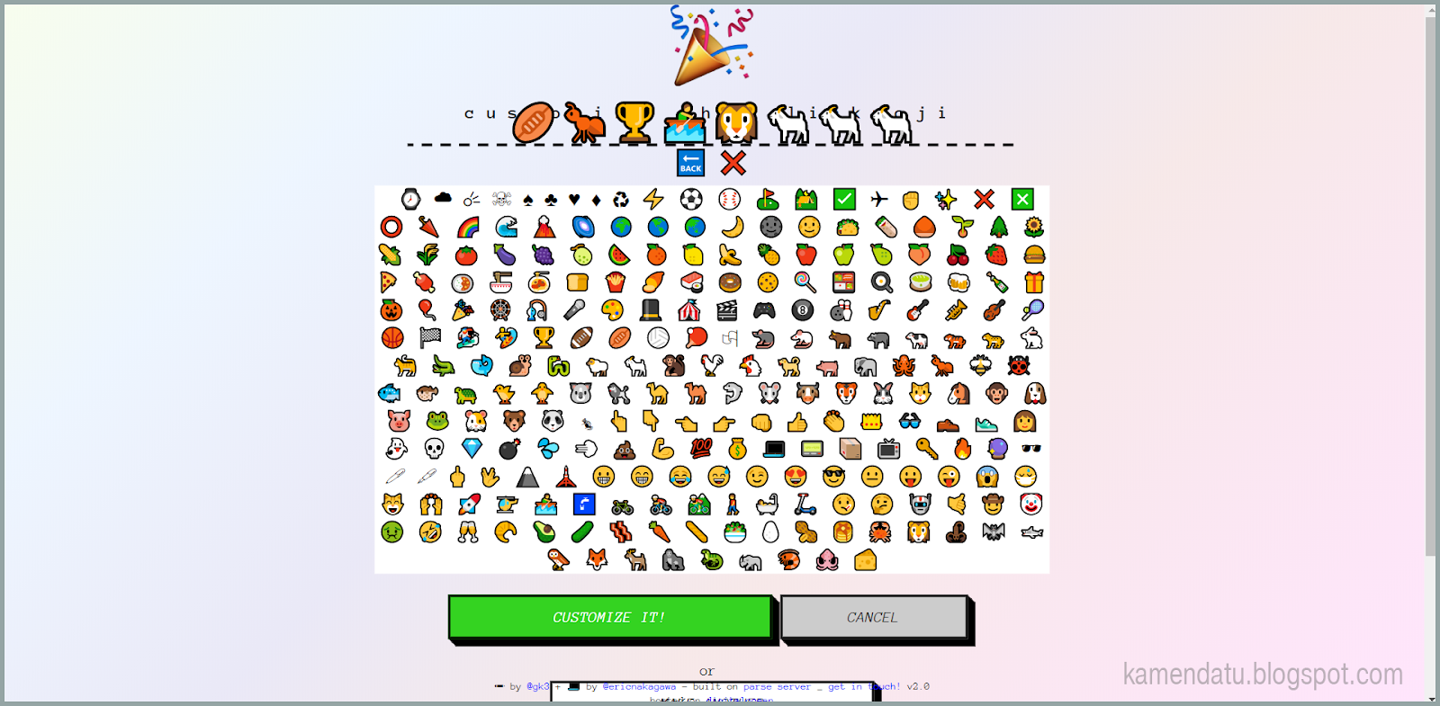 How to convert any link into Link Emoji | Kamendatu