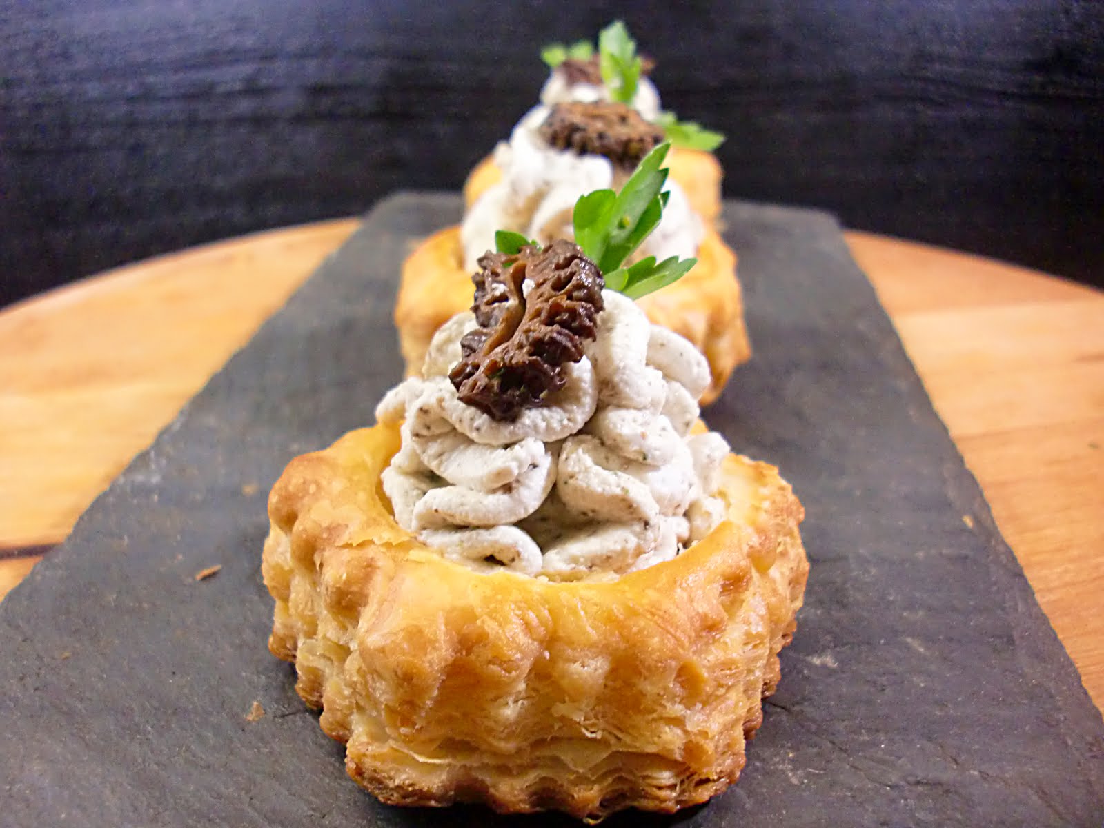 ChezWhat?: morel mushroom mousse in a puff pastry cup is the best