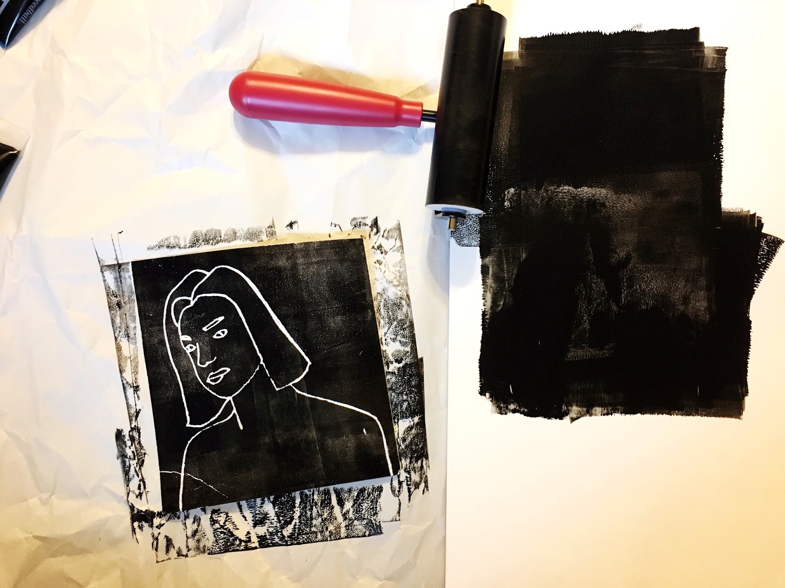 Sarah Rondon: Printing with Foam Plates