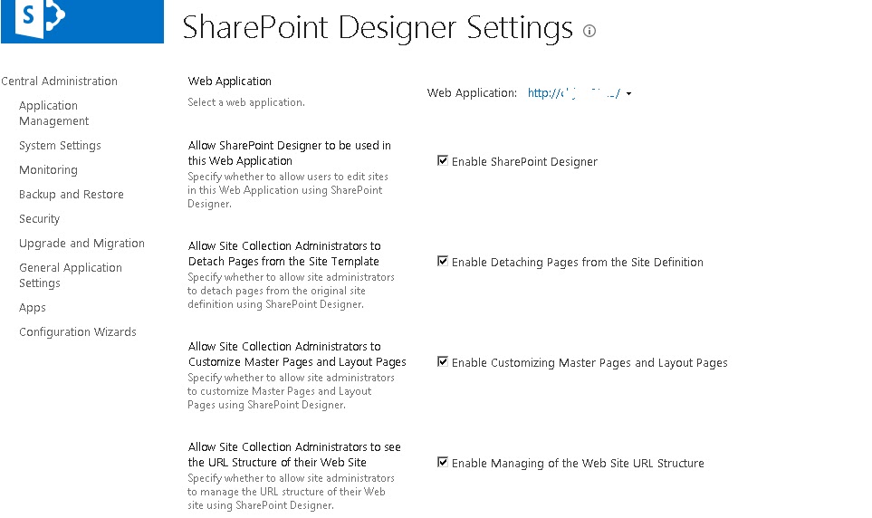 SharePoint Designer Settings | Anil Avula's Microsoft Technical ...