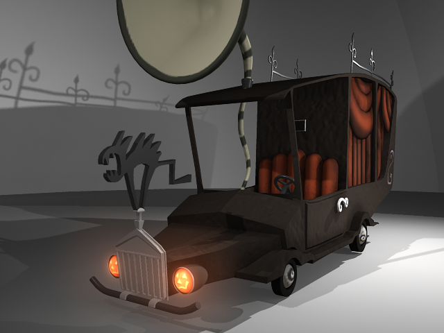 The Art of Julie Shah: Mayor's Car Textured