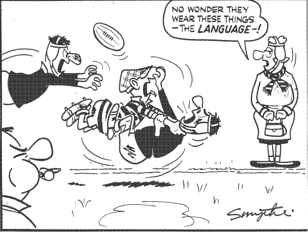 Moosemen Rugby: Andy Capp 1961