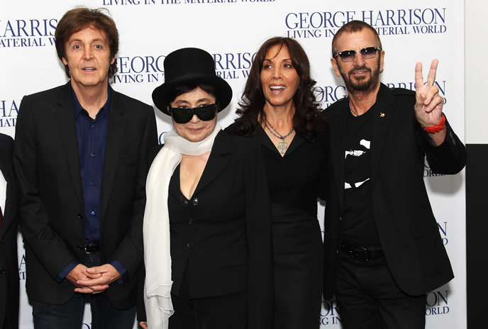 BEATLES MAGAZINE: PAUL, RINGO, OLIVIA Y DHANI HARRISON , YOKO ONO ...