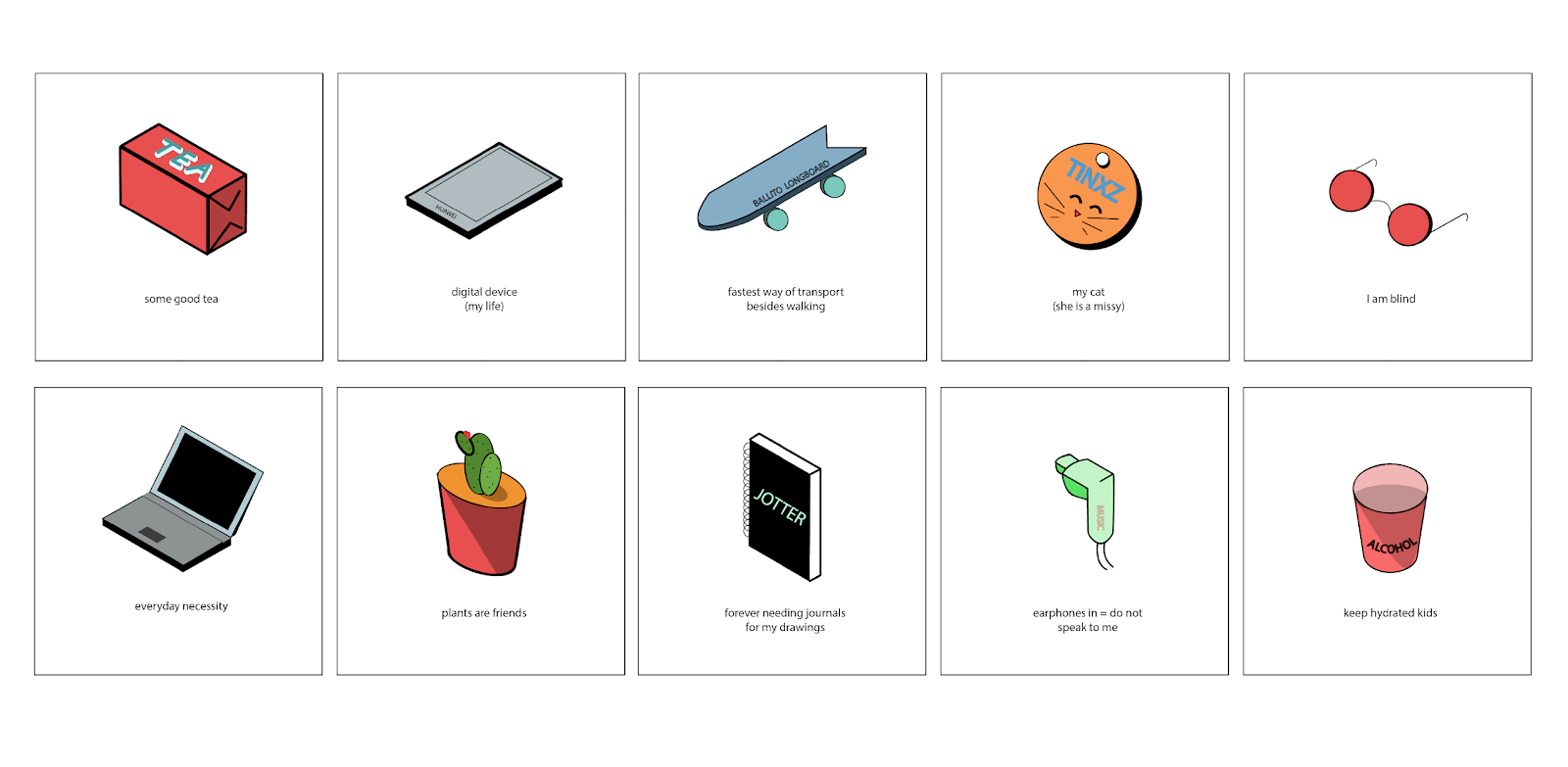 10 THINGS I CANNOT LIVE WITHOUT - ICONS