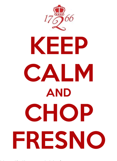 Beat Visitor: The First Keep-Calm-and-Chop Poster of 2013