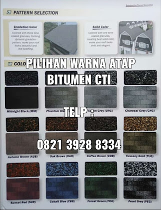INTIBITUMEN: PILIHAN WARNA ATAP BITUMEN CTI