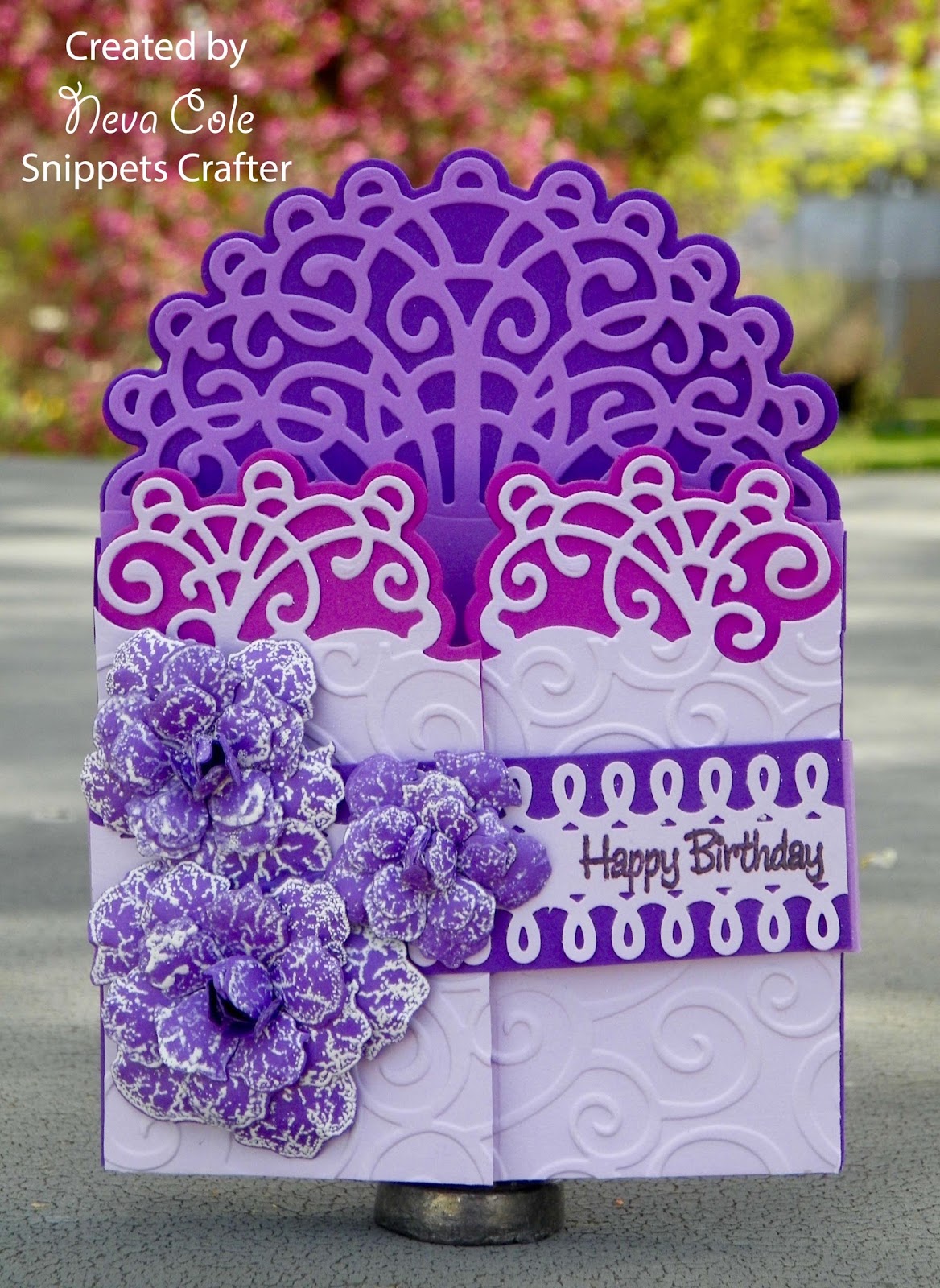 Finding Snippets of Time to Craft: Purple, my favorite color!