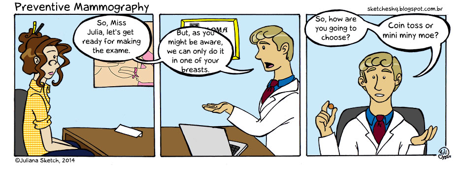Comics: Preventive mammography