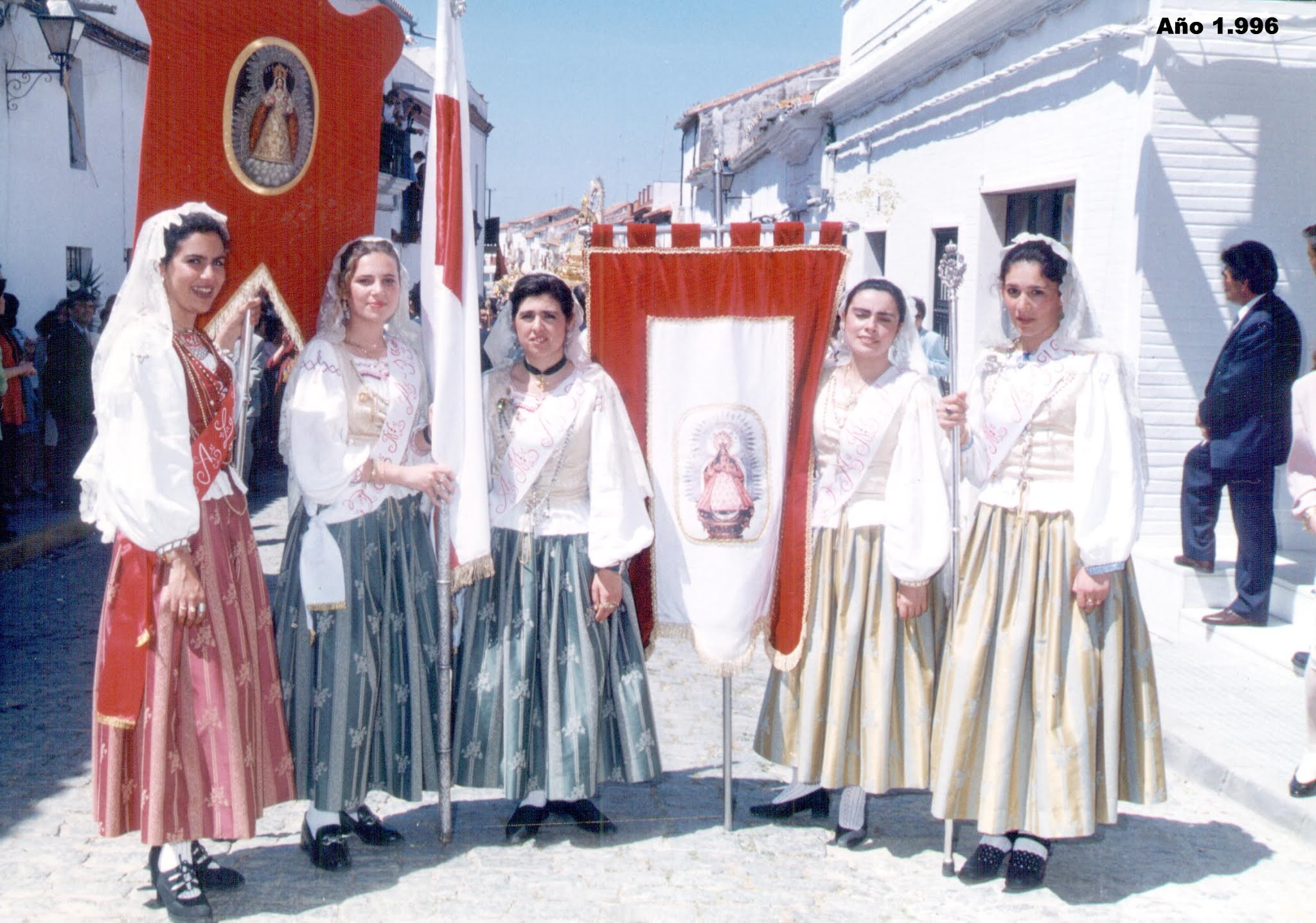 Cosas de Calañas: La Galana y Damas de las Fiestas de Virgen