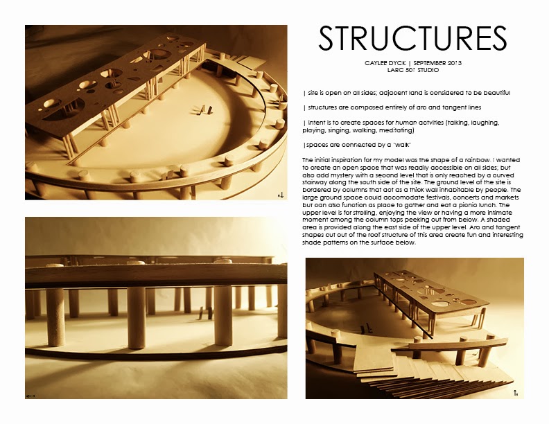 LARC 501 Design Methods and Processes: Structures Model Projects