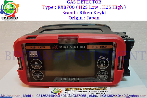 .: 081362449440 JUAL GAS DETECTOR RIKEN KEIKI RX 8700 , JUAL GAS ...