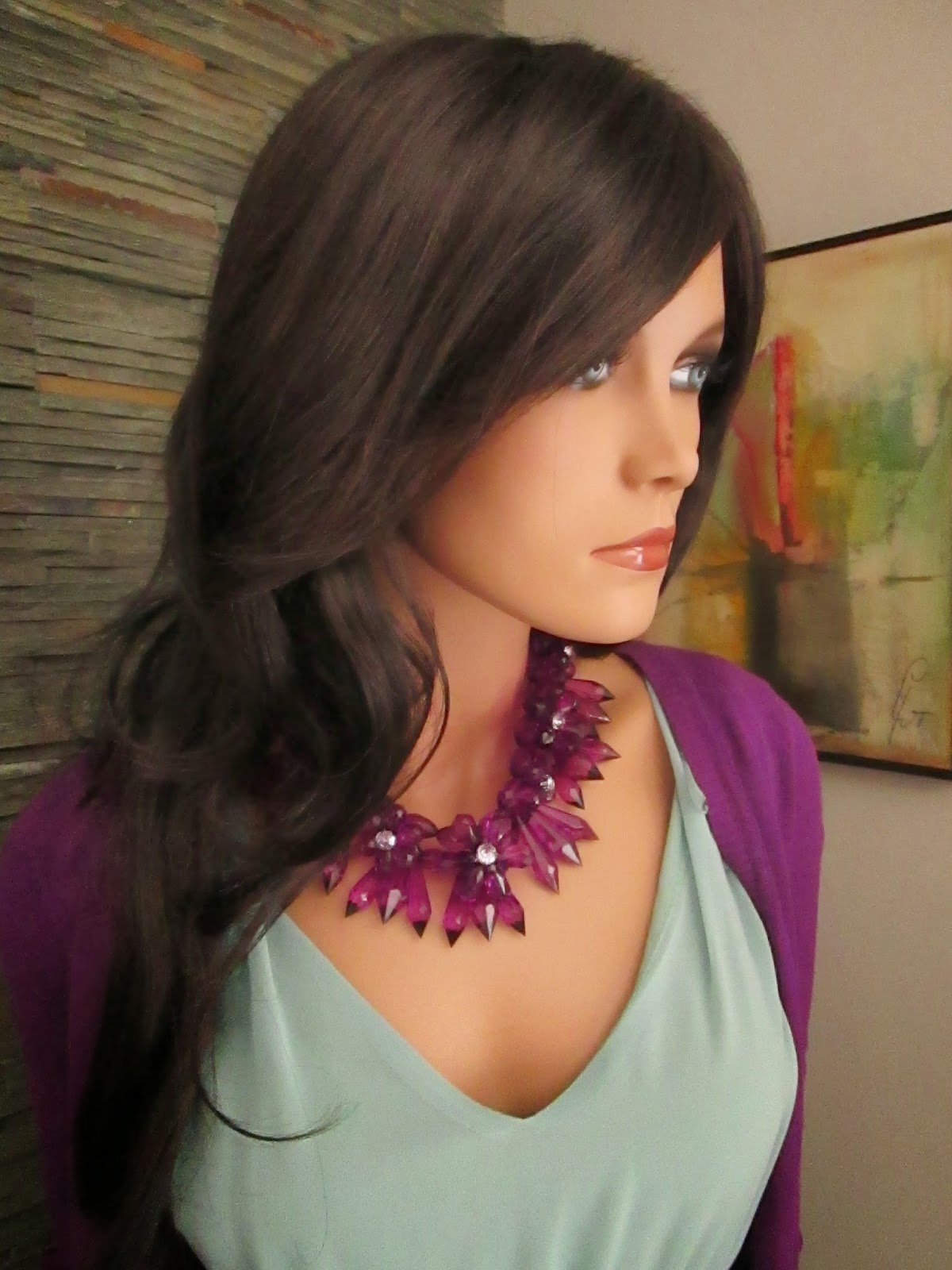 Los Collares de Candela: Cómo combinar un collar morado