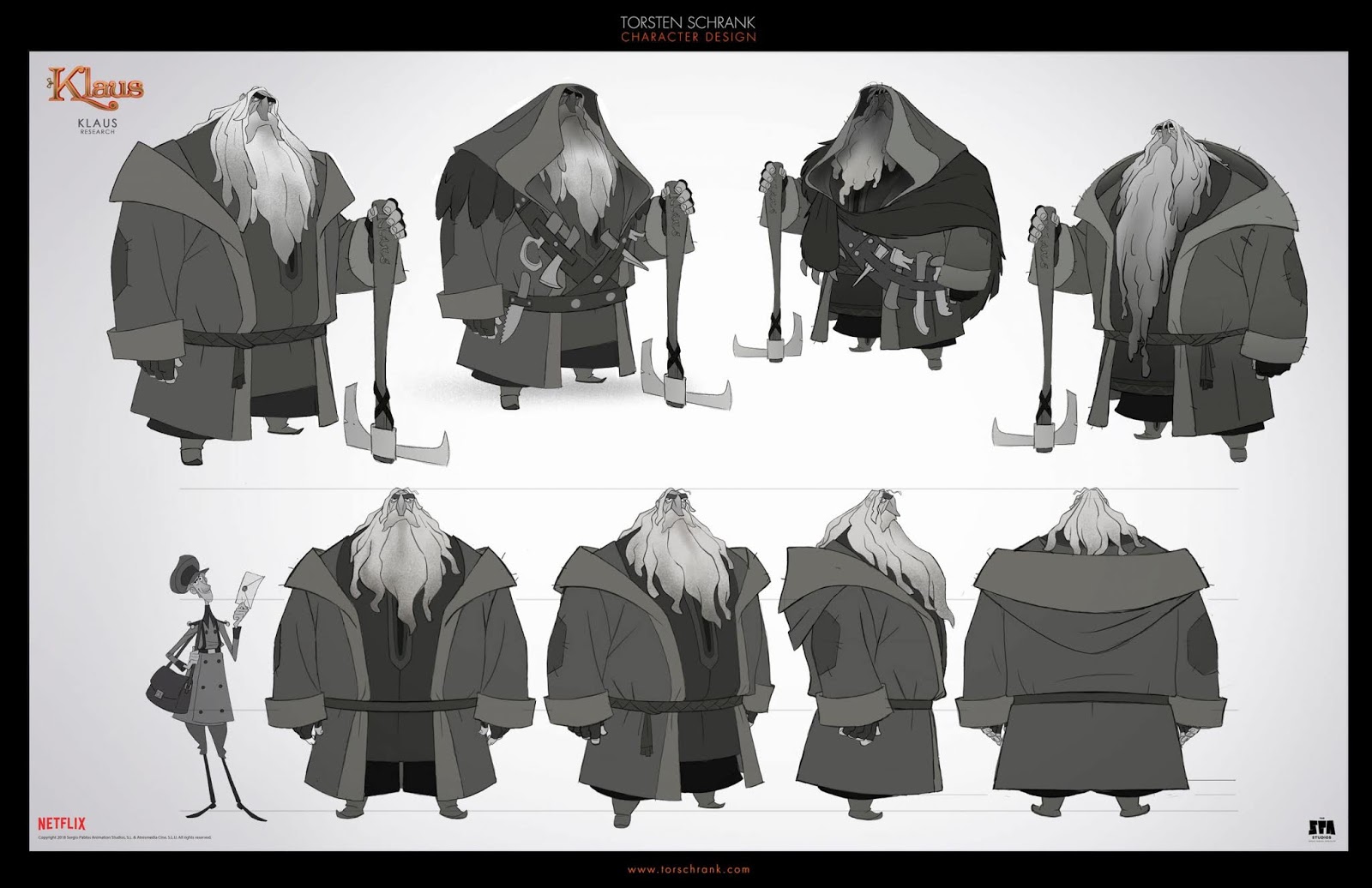 Character Design | Artist Interviews: Klaus: The Art of the Movie