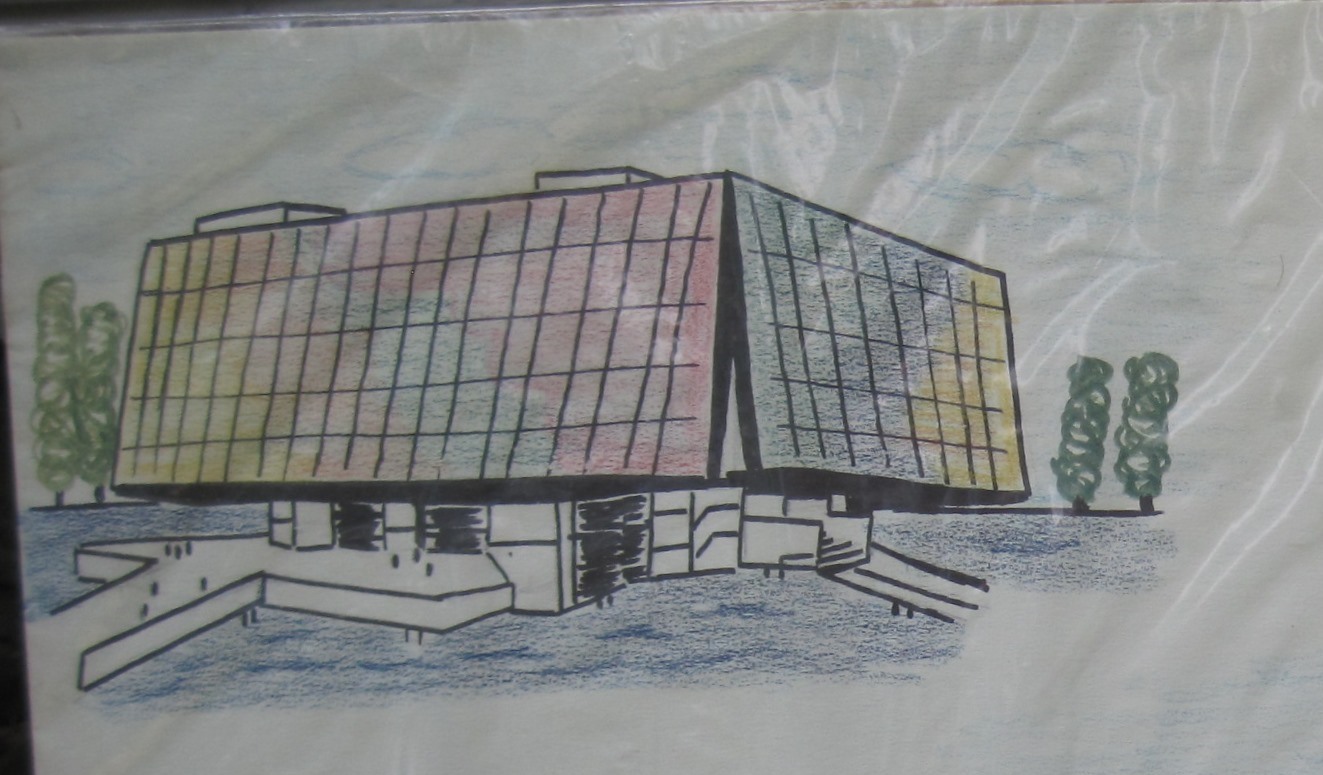 Postal History Corner: Expo 67 Pavilions : Drawings by David Pritchard