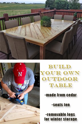 DIY Why Spend More: Build your own outdoor table